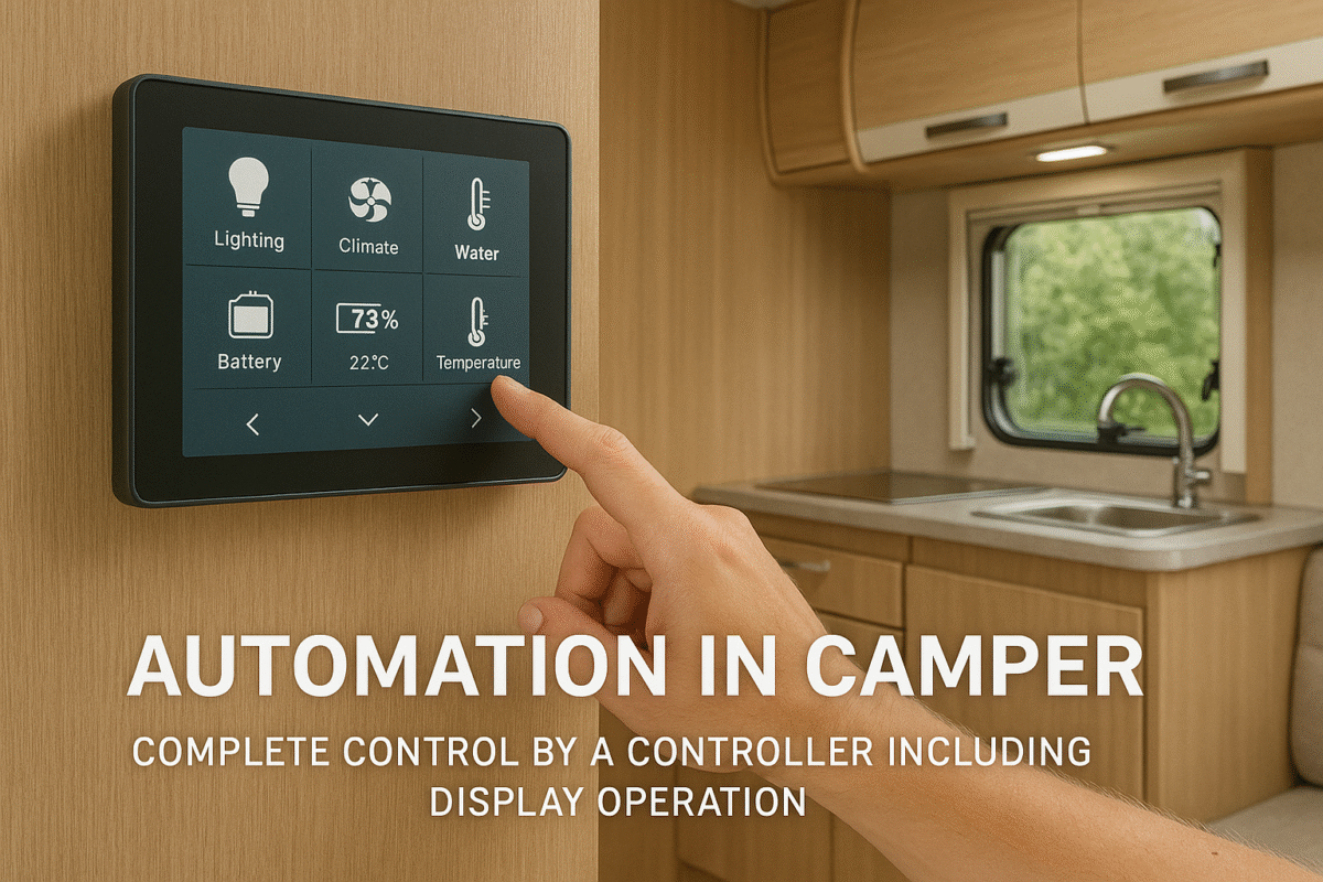 Smart Camper: Complete Automation with Display - GOcontroll