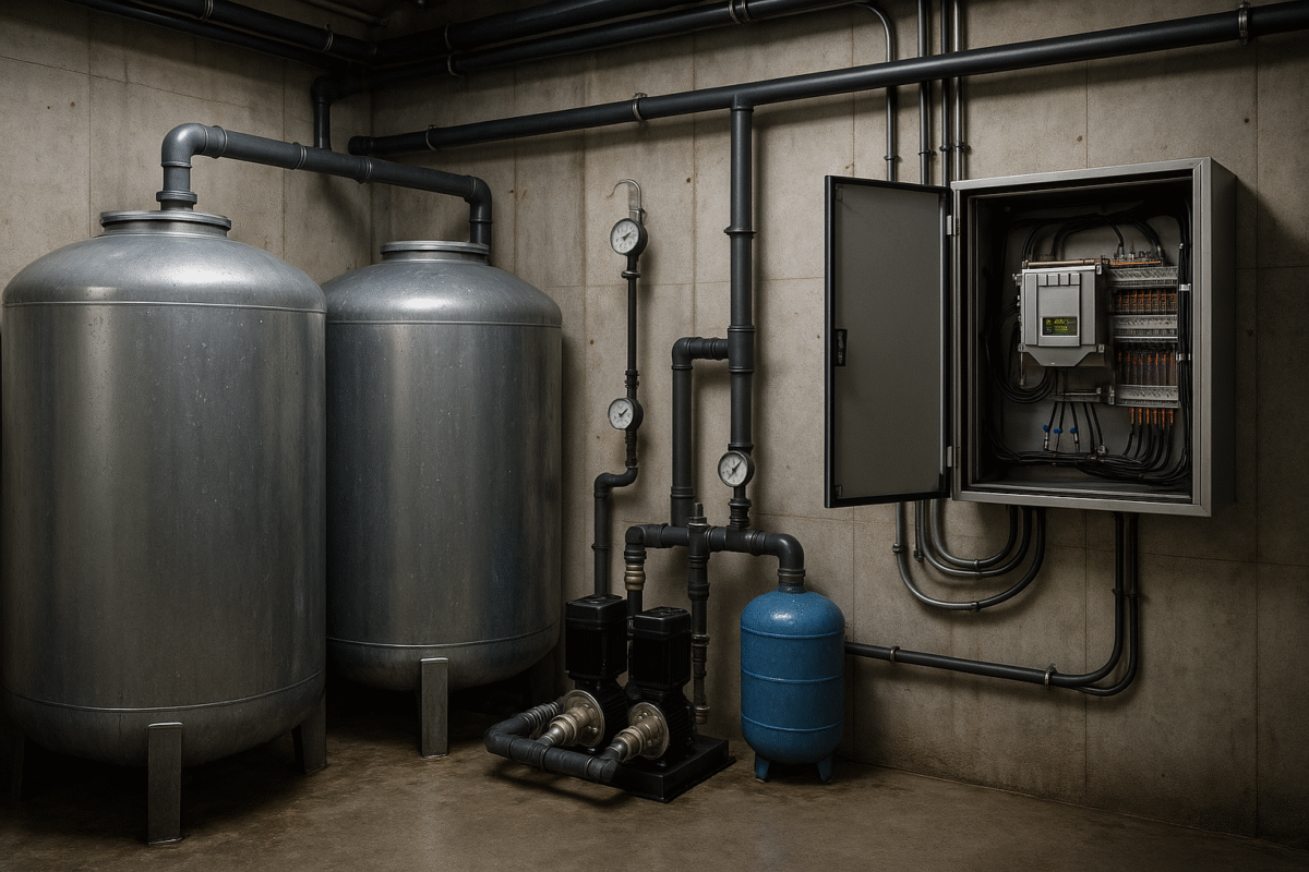 Rainwater Sanitary Control System - GOcontroll
